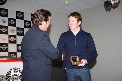 Scott Dixon Borg-Warner Trophy/Indianapolis 500 Winner's Ring Presentation