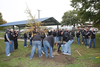 IMS/NASCAR Tree Planting, Gustafson Park