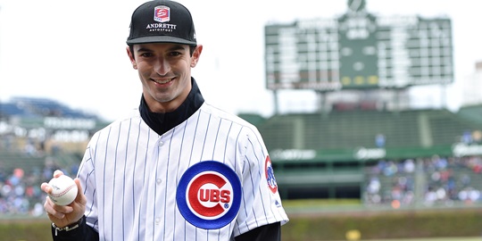Rossi Brings Indy 500 Winner's Tour to Wrigley Field