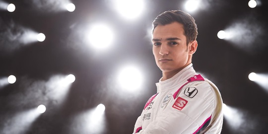 Rookie Palou Focused on Long Career in America, Excited about Oval Racing