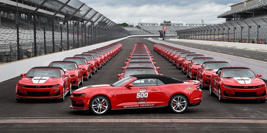 Festival Cars on the Road around Central Indiana Leading into Indy 500