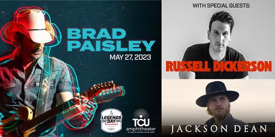 Country Superstar Paisley To Headline Firestone Legends Day Concert May 27