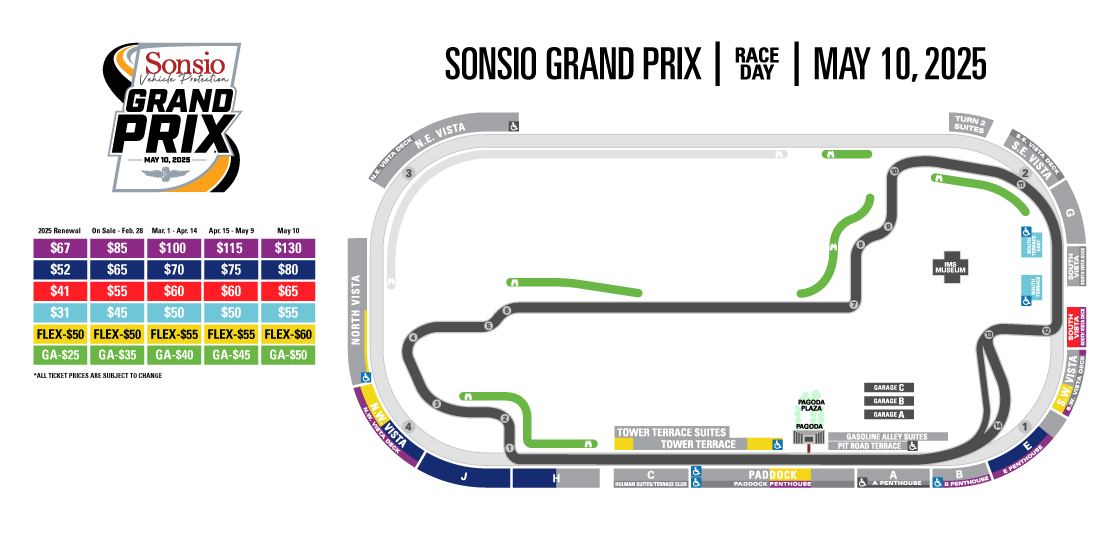 Sonsio Grand Prix Ticket Prices