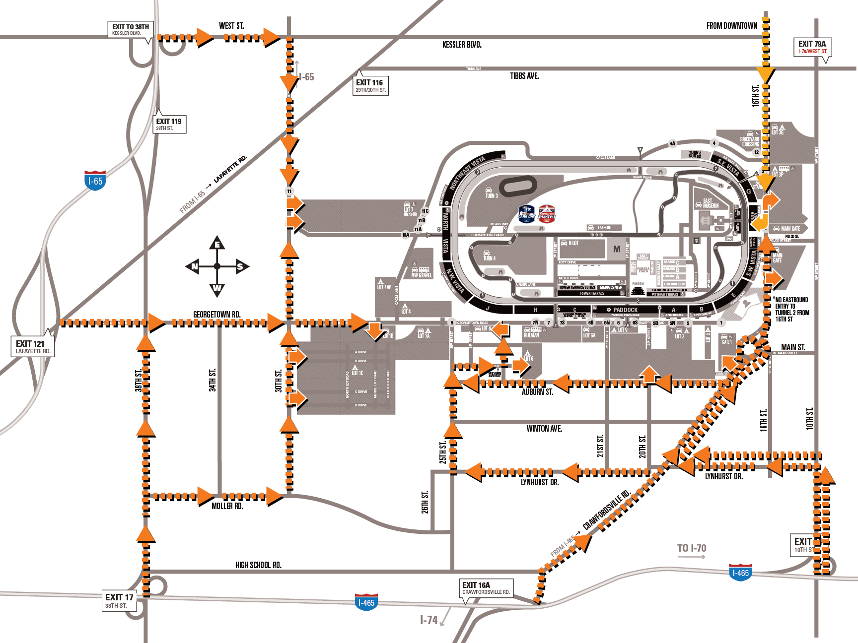 Lakeside | Race Day | Parking | Indianapolis 500 presented by Gainbridge