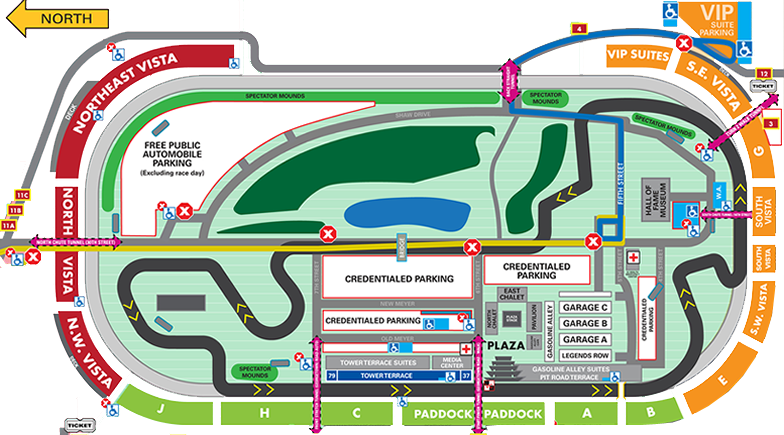 Indianapolis 500 Seating Chart